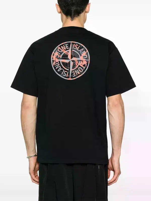 Stone Island Camo-logo T-shirt