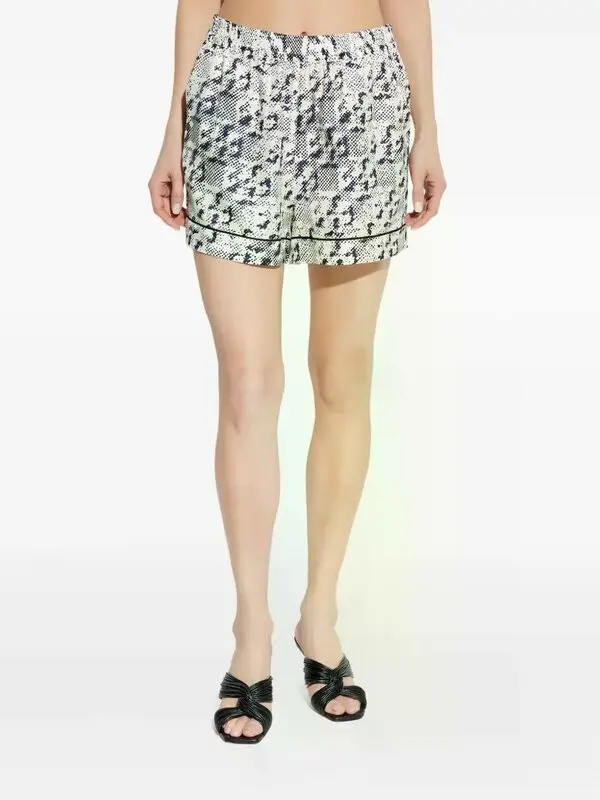Tory Burch Print-embellished Shorts