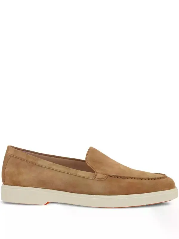 Santoni Yalta Loafers - Brown