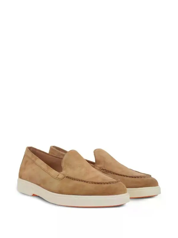 Santoni Yalta Loafers - Brown