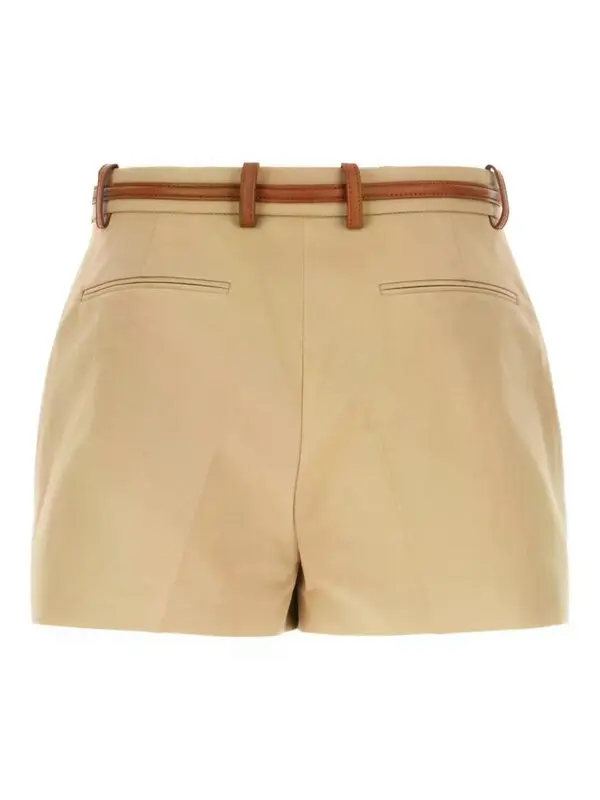 Gucci Horsebit-detail Cotton Shorts