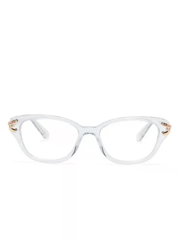 SWAROVSKI Crystal Embellished Eyeglasses - White