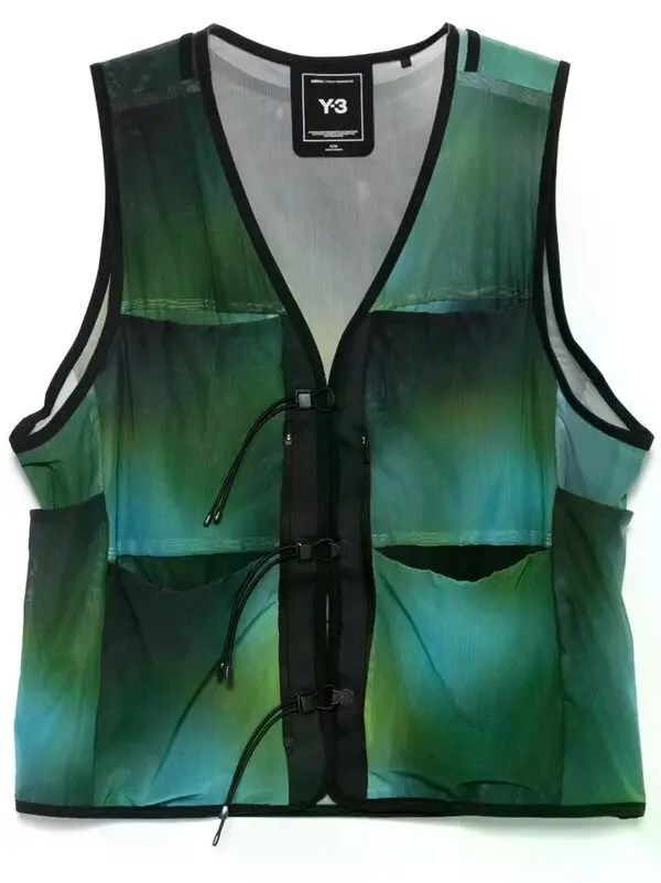 Y3 All-over Print Mesh Vest