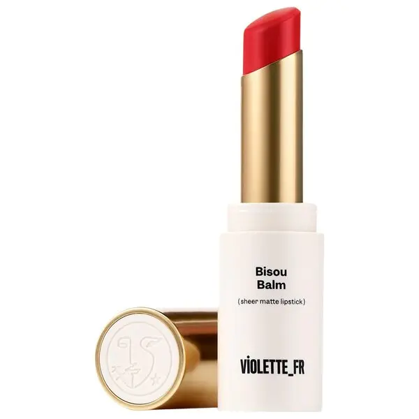 VIOLETTE_FR Bisou Balm Sheer Matte Lipstick - Bonbon Coquelicot