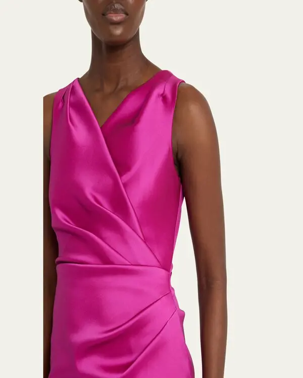 Rickie Freeman For Teri Jon Ruched Mikado Gown