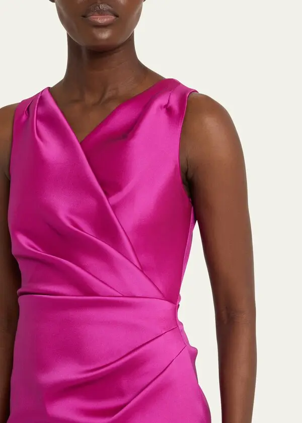 Rickie Freeman For Teri Jon Ruched Mikado Gown
