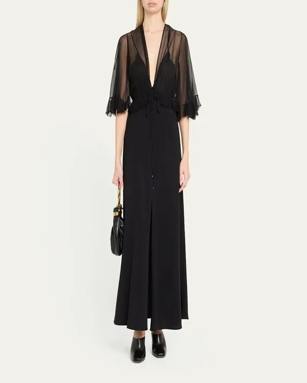 Chloé Mini Bracelet Grained Leather Shoulder Bag - Black