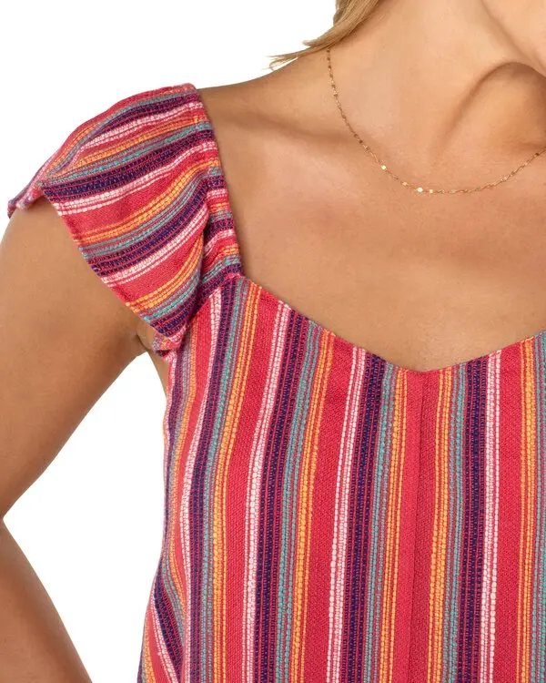 LIVERPOOL Flutter Sleeve Top