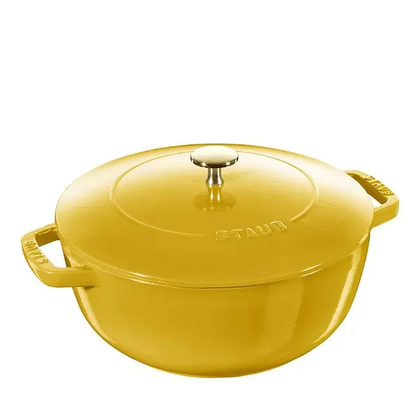 STAUB Enameled Cast Iron 5 Qt. Essential French Oven - Citron