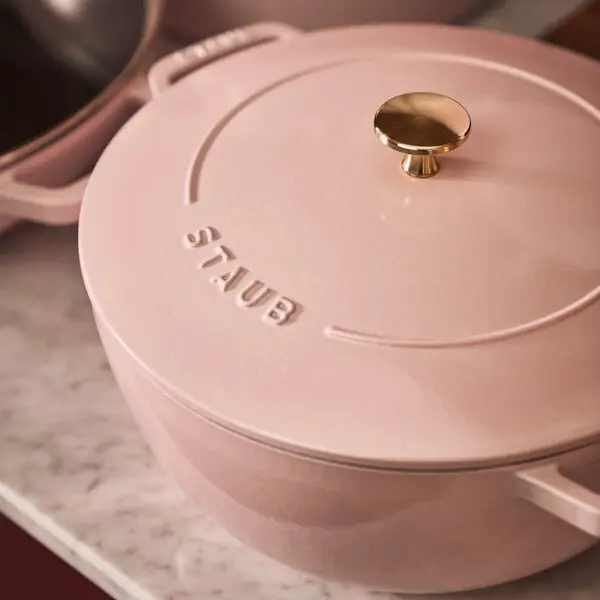 STAUB Enameled Cast Iron 5 Qt. Essential French Oven - Peony