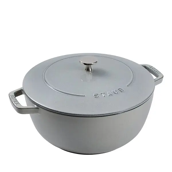 STAUB Enameled Cast Iron 5 Qt. Essential French Oven - White Truffle