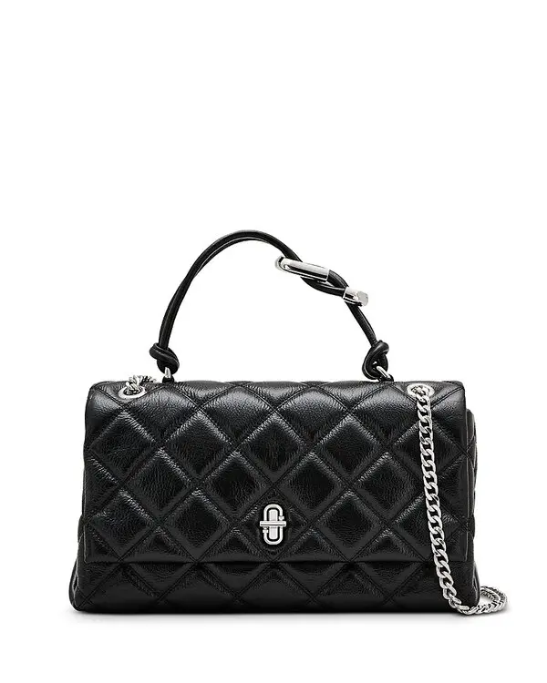 Marc Jacobs Quilted Dual Convertible Shoulder Bag - Black