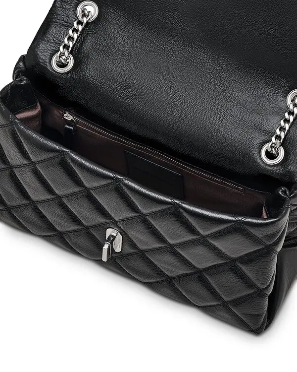 Marc Jacobs Quilted Dual Convertible Shoulder Bag - Black