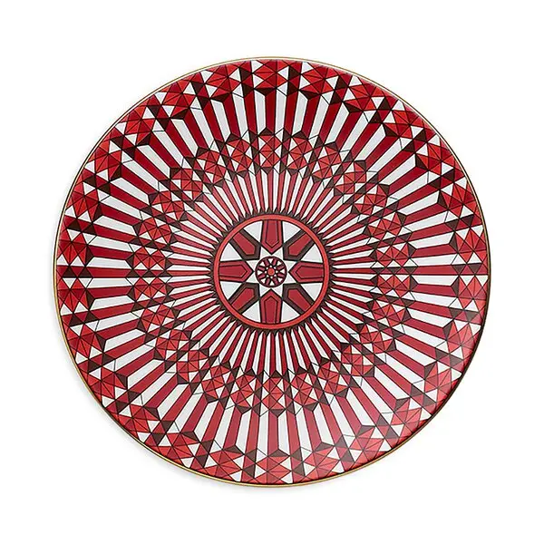THE MARTHA, BY BACCARAT Arcadia Bread Plate - Red