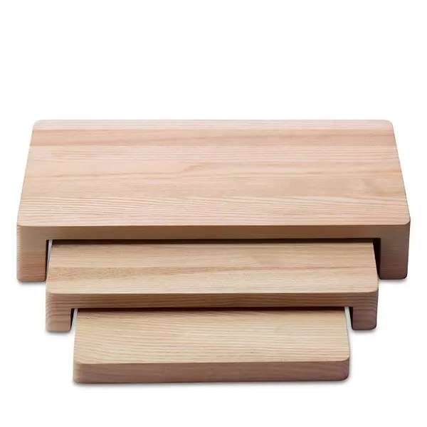 LSA Collective Ash Wood Platters, Set Of 3 - No Color