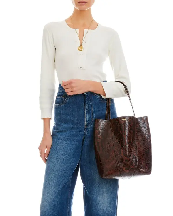 Chloé Medium Spin Leather Tote