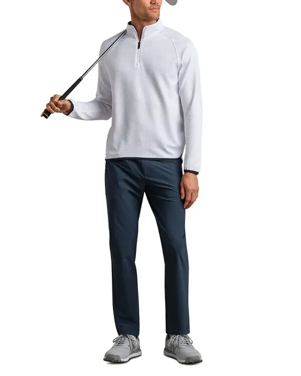 RHONE Founders Quarter-zip Golf Sweater - Bright White