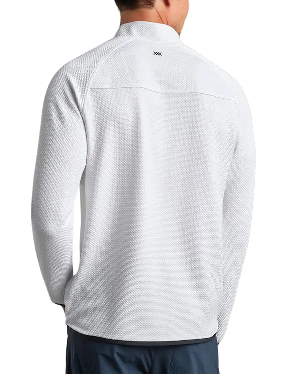 RHONE Founders Quarter-zip Golf Sweater - Bright White