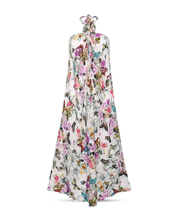 L'Agence Geneva Halter Dress Swim Cover-up