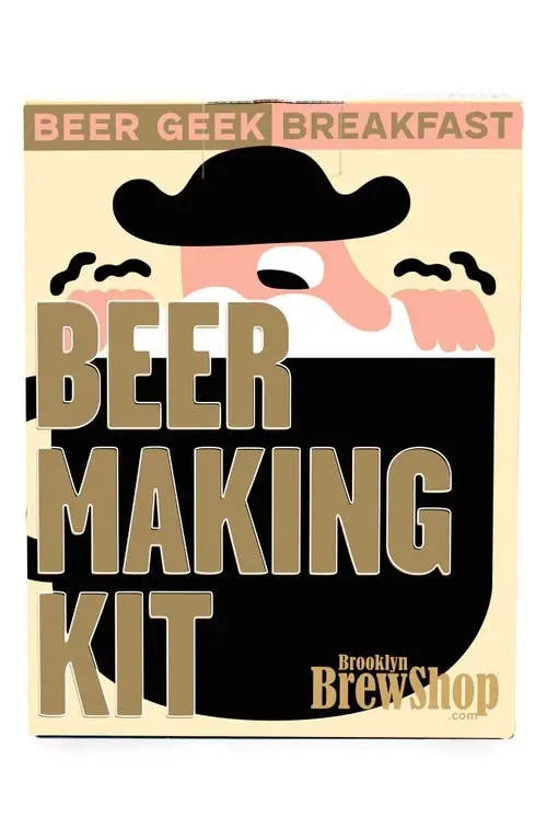 BROOKLYN BREW SHOP Mikkeller Beer Geek Breakfast Stout Beer Making Kit - Yellow