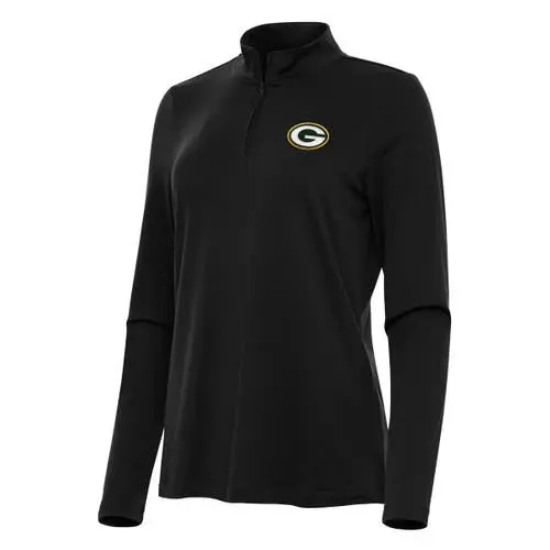 ANTIGUA Green Bay Packers Reprocess Quarter-zip Top