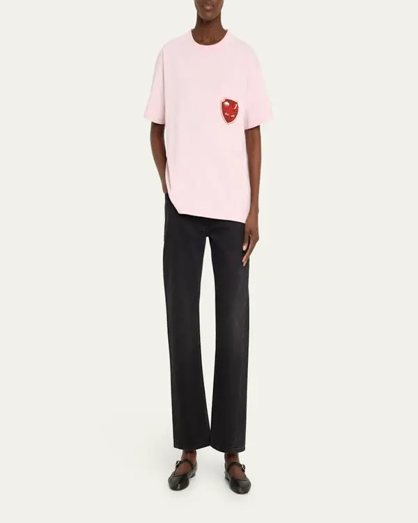 BODE Beaded Crest Pocket T-shirt