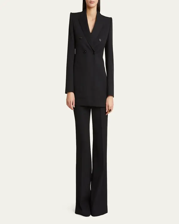 Chloé Double-breasted Tailored Jacket With Patch Pockets