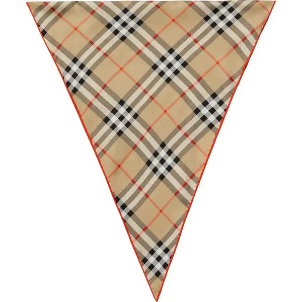 Burberry Check Silk Scarf - Sand