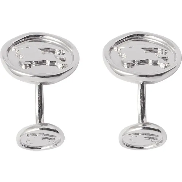 Burberry Ekd Stamp Cufflinks - Silver