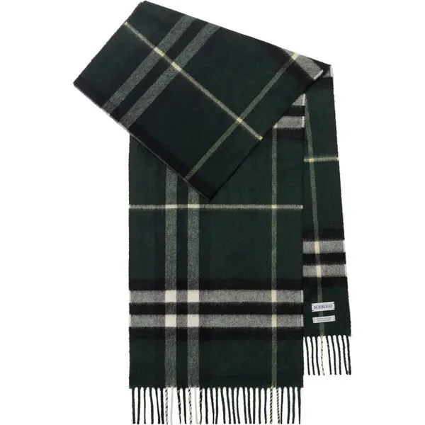 Burberry Check Cashmere Scarf - Anchor