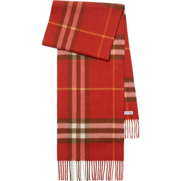 Burberry Check Cashmere Scarf - Roux
