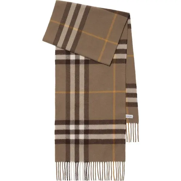 Burberry Check Cashmere Scarf - Vole
