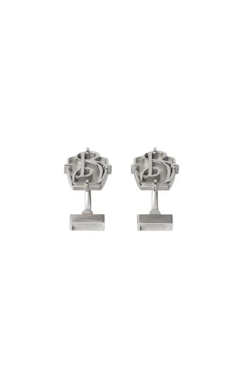 Burberry B Charm Cufflinks - Silver