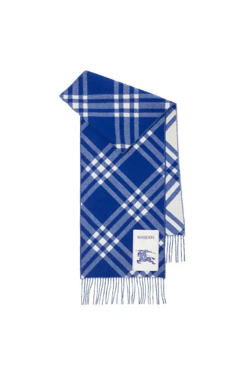 Burberry Check Cashmere Scarf - Knight