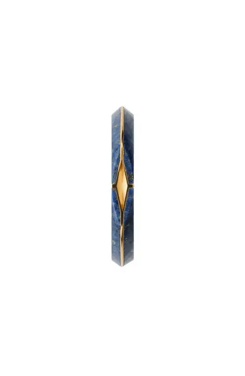 Burberry Lapis Hollow Cuff - Gold/blue