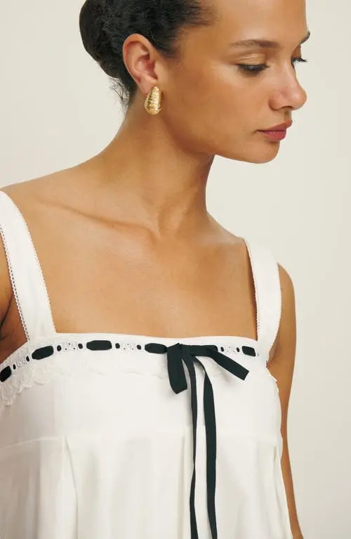 revolve shai mini dress Reformation Shai Mini Dress In White - 50% Off