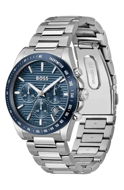 BOSS Strike Chronograph Bracelet Watch - Blue
