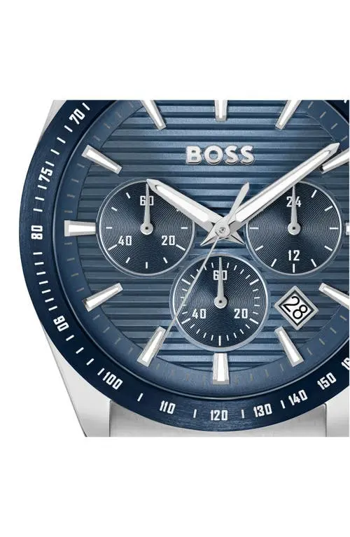 BOSS Strike Chronograph Bracelet Watch - Blue