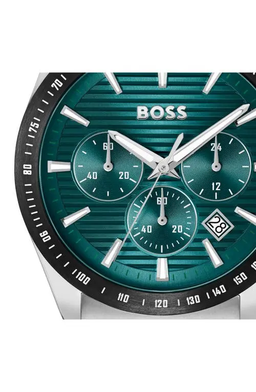 BOSS Strike Chronograph Bracelet Watch - Green