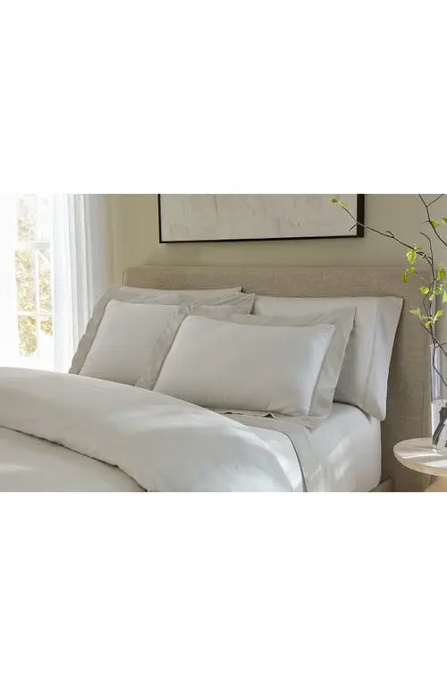 SFERRA Carlotta Sateen Pillow Sham - Grey