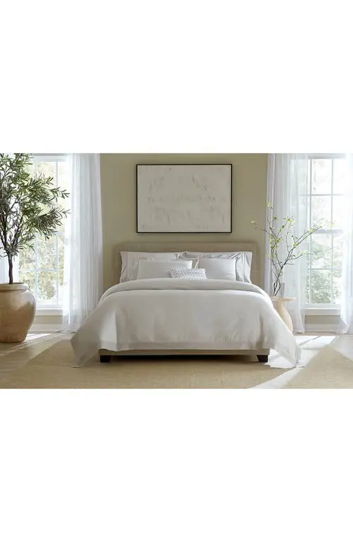 SFERRA Carlotta Sateen Pillow Sham - Grey
