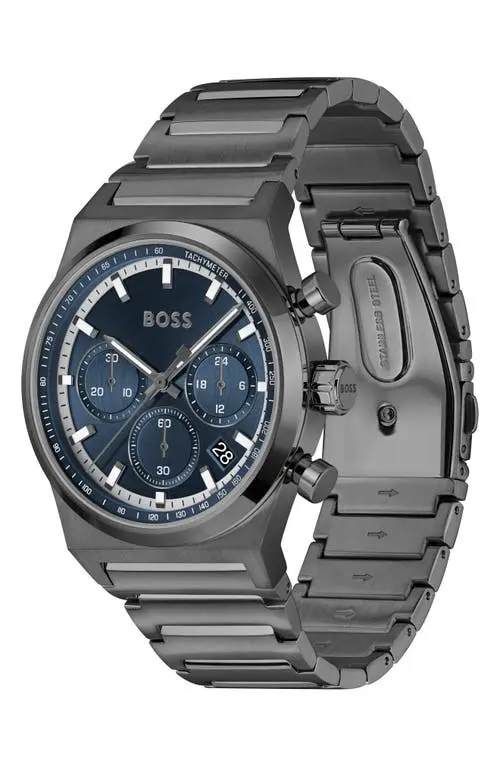 BOSS Candor Chronograph Bracelet Watch - Blue