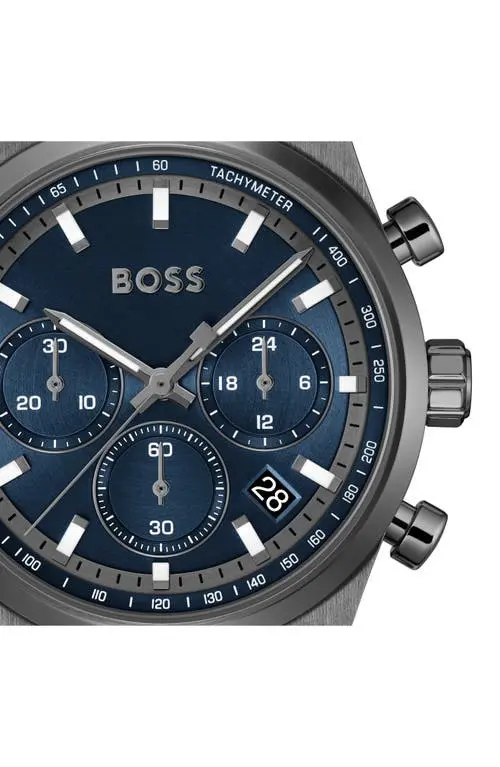 BOSS Candor Chronograph Bracelet Watch - Blue