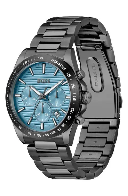 BOSS Strike Chronograph Bracelet Watch - Turquoise