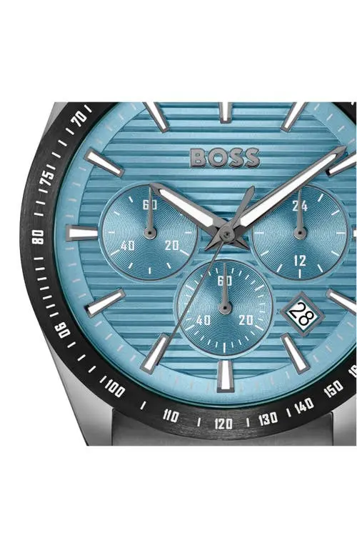 BOSS Strike Chronograph Bracelet Watch - Turquoise
