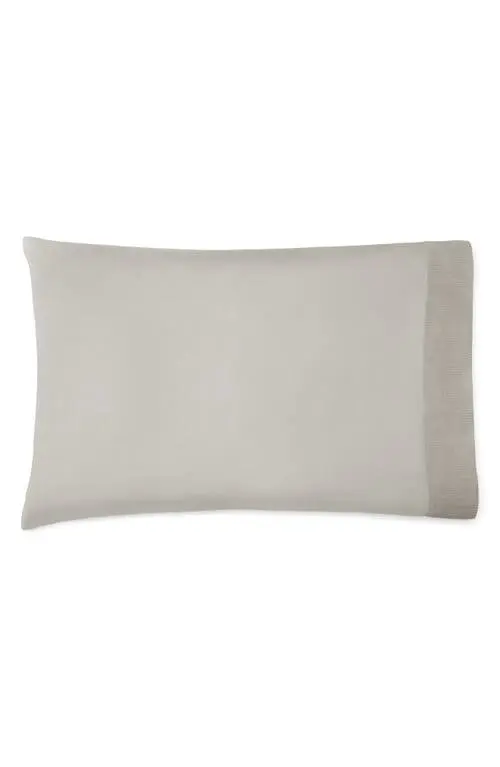 SFERRA Carlotta Sateen Set Of 2 Pillowcases - Grey