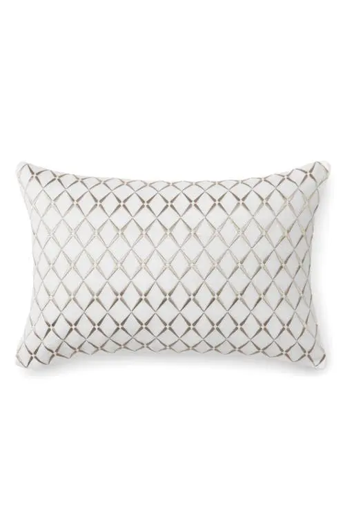 SFERRA Amaro Accent Pillow - White/taupe
