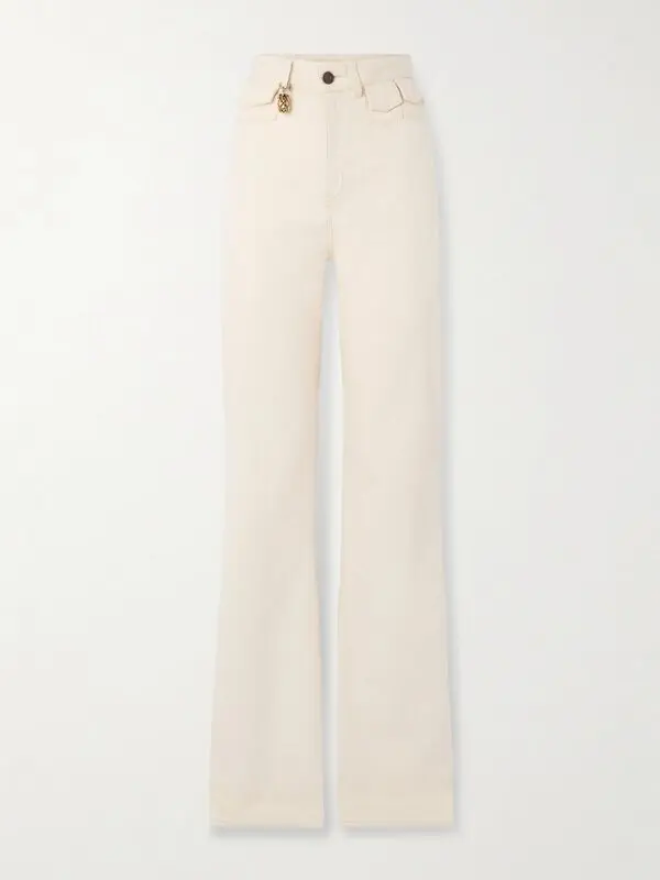 Chloé High-rise Straight-leg Jeans - White