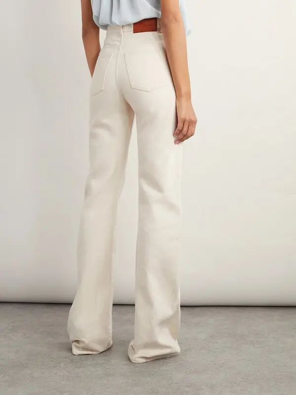 Chloé High-rise Straight-leg Jeans - White
