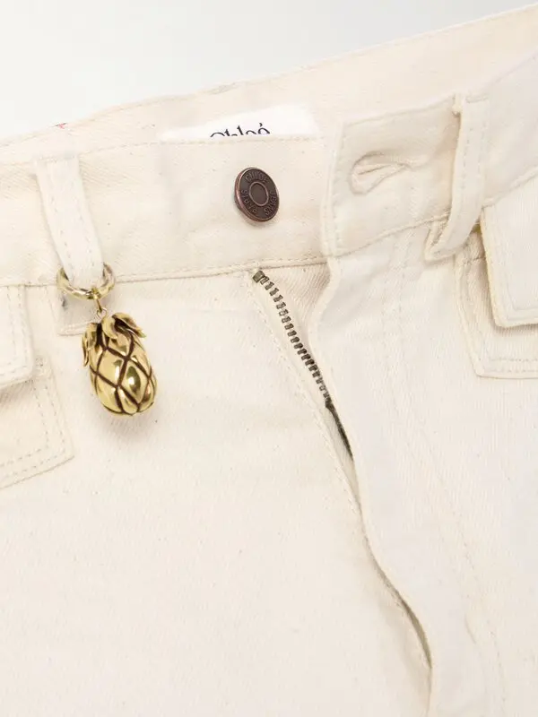 Chloé High-rise Straight-leg Jeans - White
